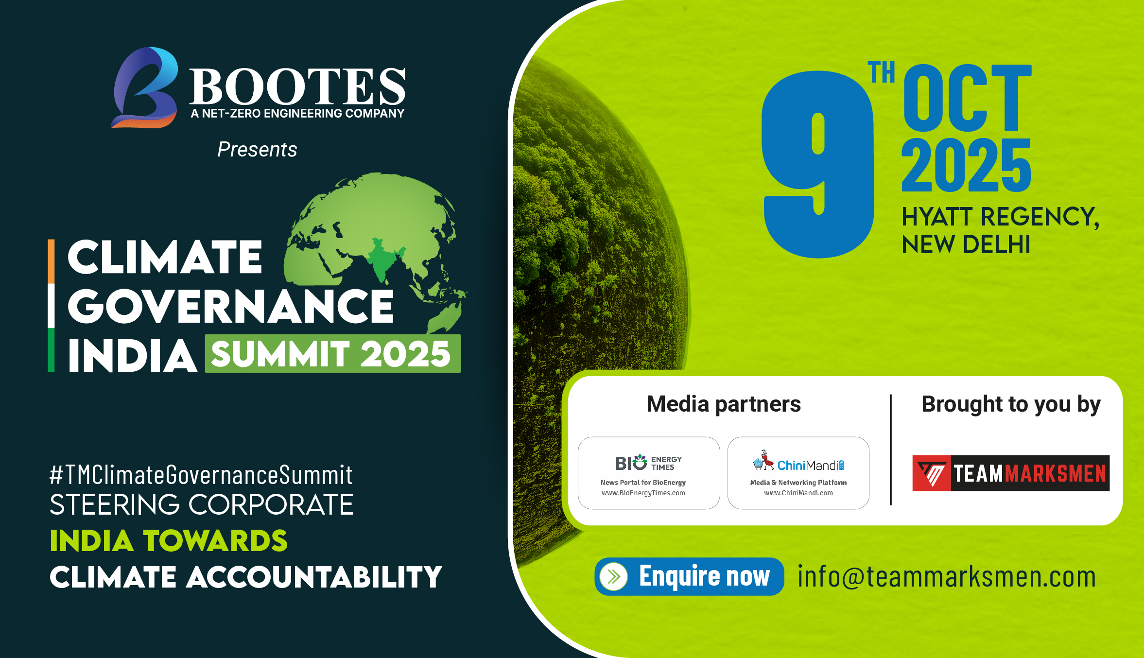 CLIMATE GOVERNANCE INDIA SUMMIT 2025 - ChiniMandi Sugar Events