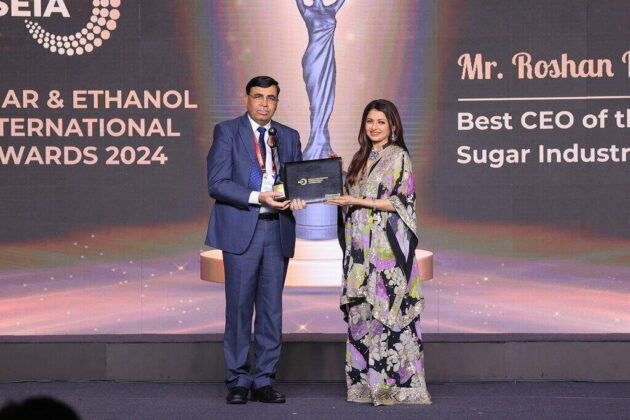 DCM Shriram Ltd's Roshan Lal Tamak awarded as Best CEO of the Year in Sugar Industry at SEIA ...