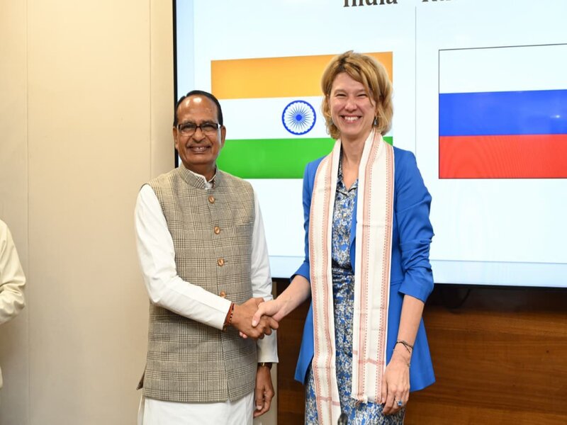 Shivraj Singh Chouhan, Oksana Lut hold talks in Delhi to boost Indo-Russian Agricultural ...